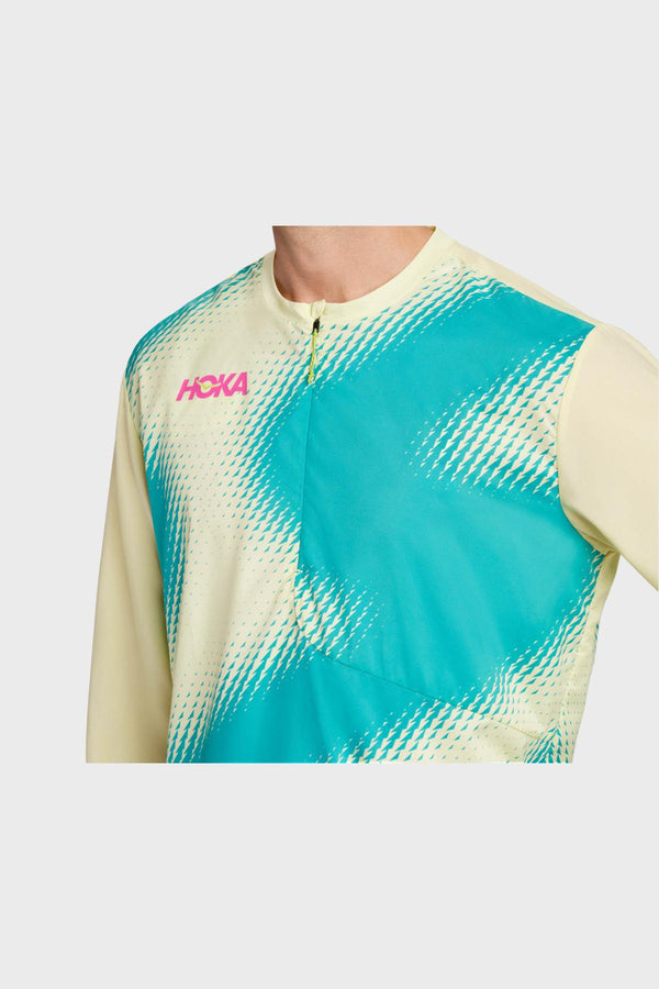 HOKA - 1/2 ZIP WIND SHELL - DISTANCE